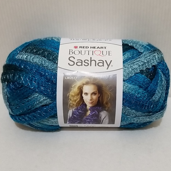 Red Heart | Other | 2 Piece Red Heart Boutique Sashay Yarn Aqua | Poshmark